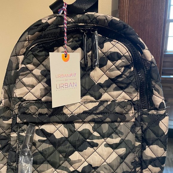 Urban Expressions | Bags | New Urban Expressions Nylon Camo Backpack ...
